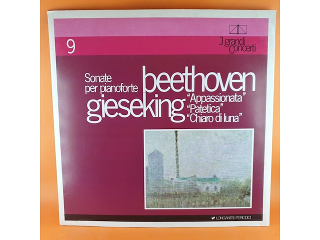 Beethoven*, Walter Gieseking ‎– I Grandi Concerti 9