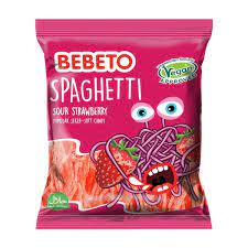 BEBETO GUMENE BOMBONE SPAGETI JAGODA 1KG