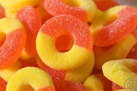 BEBETO PEACH RINGS GUMENE BOMBONE 1KG