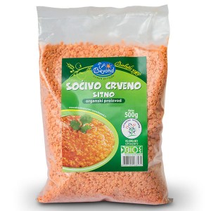 BEYOND ORGANSKO SOČIVO CRVENO SITNO 500g