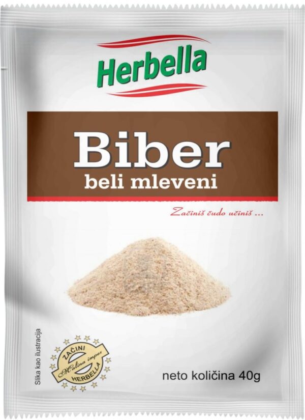 BIBER BELI MLEVENI 40 GR MALINA 10/1