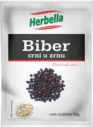 BIBER CRNI ZRNO 50 GR MALINA