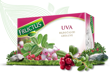 FRUCTUS FILTER ČAJ UVA