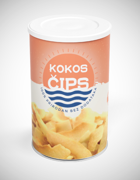 KOKOS ČIPS 90g TOP FOOD