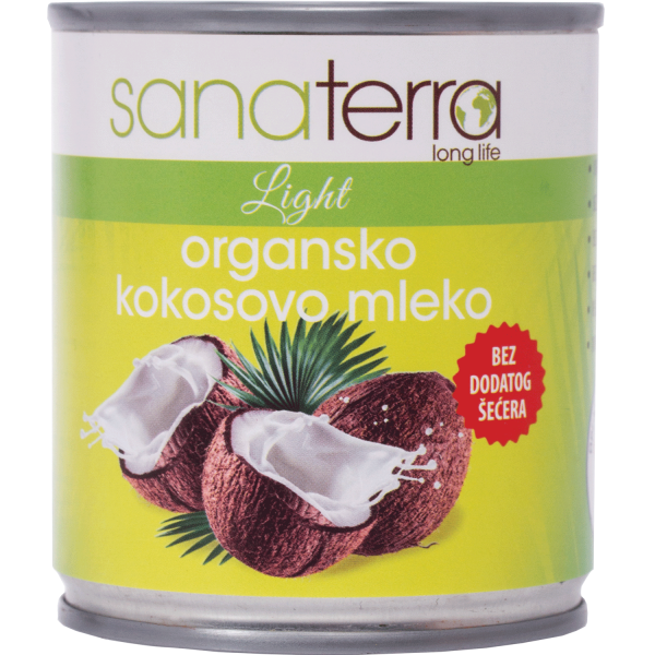 ORGANSKO KOKOSOVO MLEKO 200ml SANATERRA