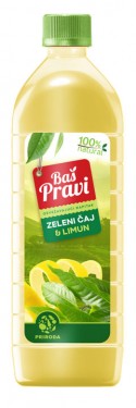 PRAVI SOK ZELENI ČAJ-LIMUN 0.5L