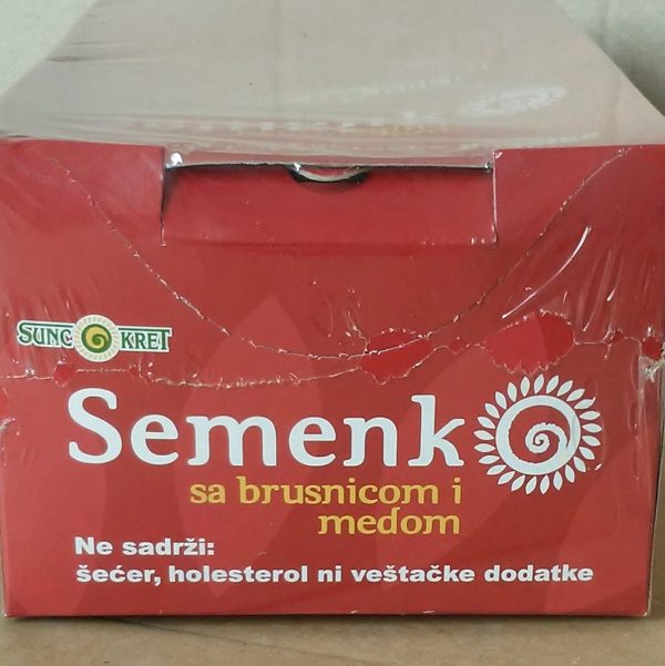 SEMENKO ŠTANGLA SA BRUSNICOM 30g, 25/1