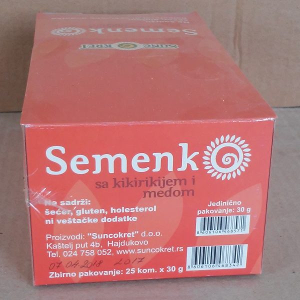 SEMENKO ŠTANGLA SA KIKIRIKIJEM 30g,25/1