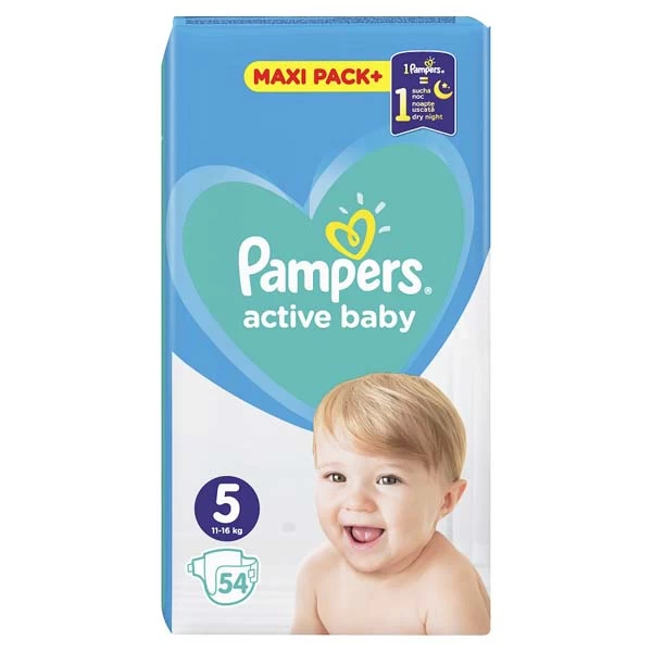 Pampers pelene Active baby JPM 5 junior, 54/1