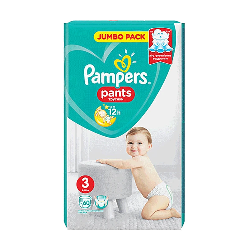 Pampers Pants pelene 3, 6-11kg, 60 kom