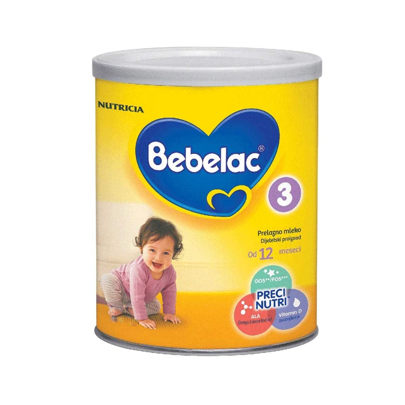 Bebelac mleko 3 400g, 12m+