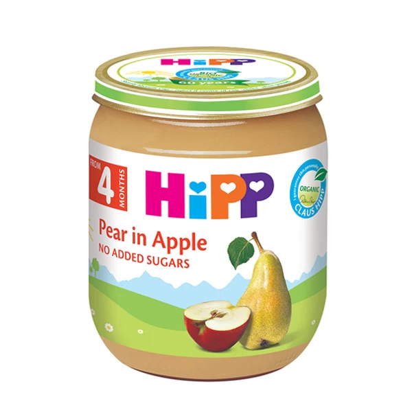 Hipp kašica kruška i jabuka 125g, 4m+