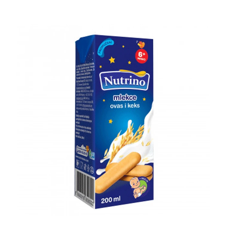 Nutrino mlekce za miran san ovas i keks 200ml, 6m+