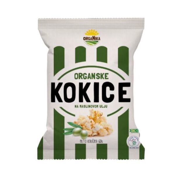 Organika kokice sa maslinovim uljem-60g