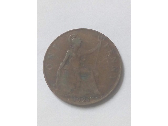 1 One Penny 1921.g - Engleska -