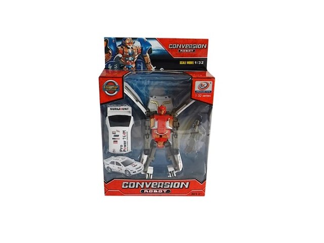 Transformers Conversion robot CRVENI