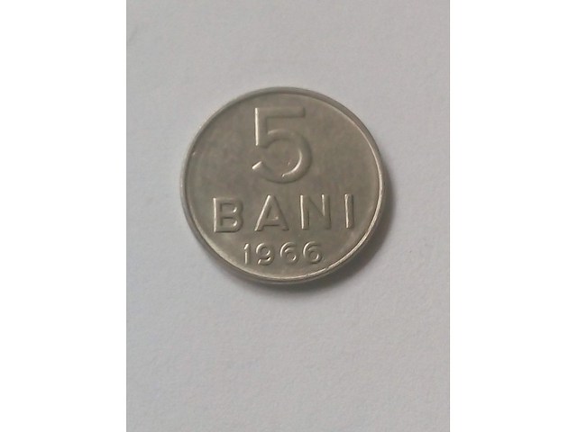 5 Bani 1966.g - Rumunija -