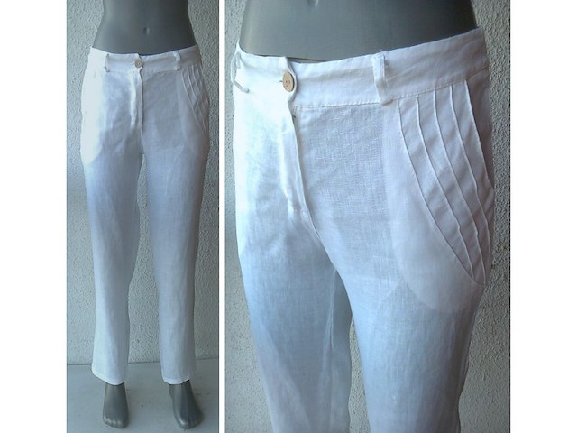 bele letnje pantalone broj S Italy