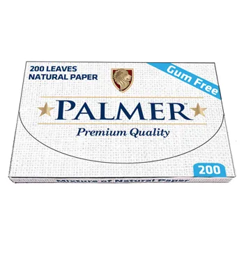 PALMER NATURAL PAPER GUM FREE 200Pc.