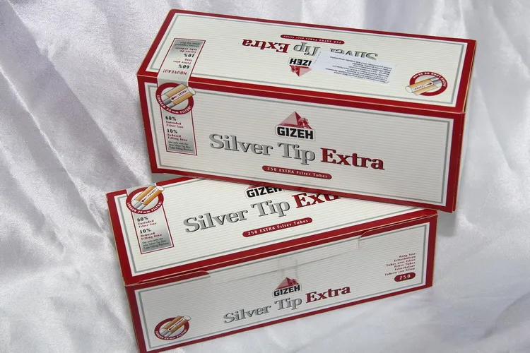 GIZEH SILVER TIP EXTRA TUBE