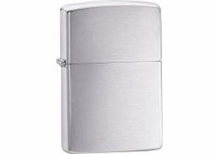 200 ZIPPO UP.- BRUSH CHROME