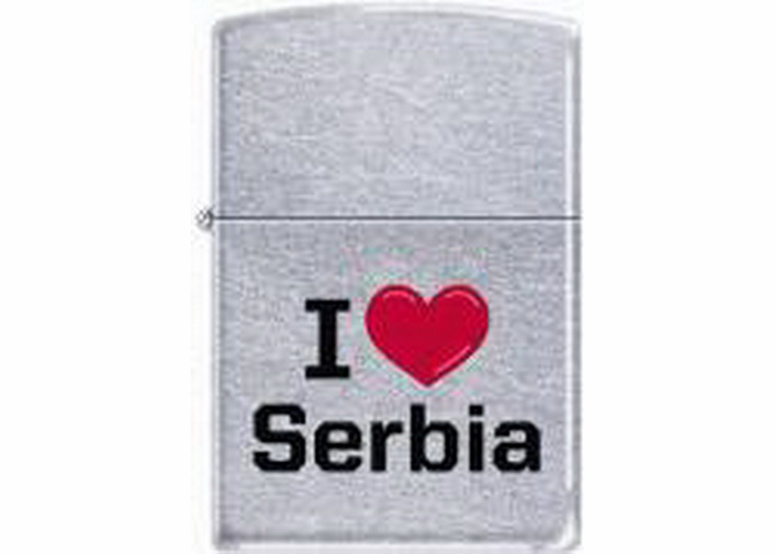 207-006460 ZIP.UP.-REG.STR.CH-I LOVE SERB