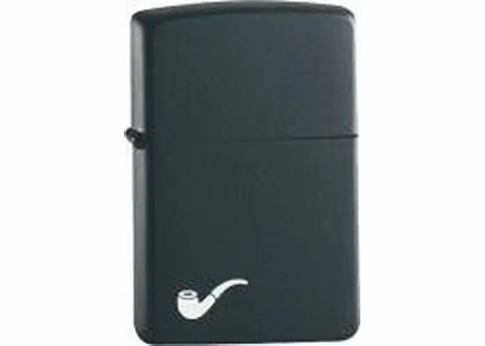 218 PL ZIPPO UP.-BLACK MATTE PIPE LIG