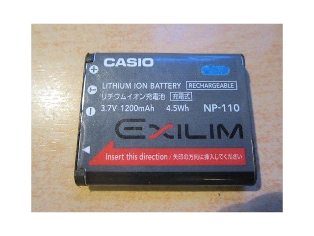 Casio Exilim baterija NP-110 za digitalne aparate