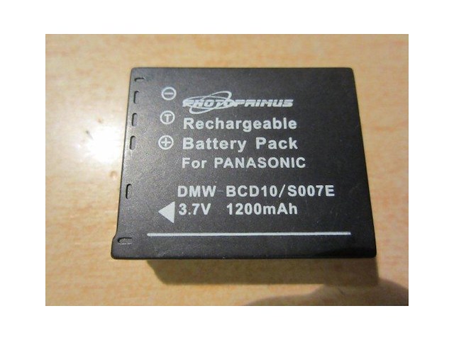 Zamenska baterija BCD10/S007E za Panasonic aparate