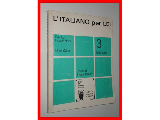 L` italiano per Lei 3