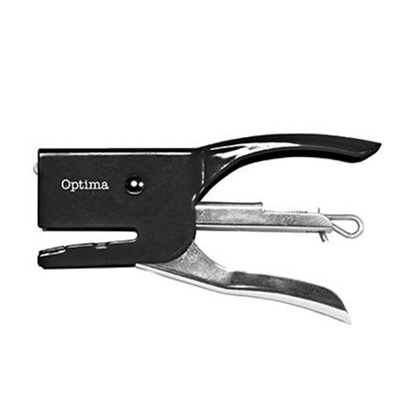 Heftalica metalna mini 24/6 crna Optima 22122