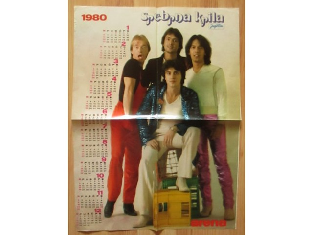 Poster/Kalendar-Srebrna Krila Jugoton- 1980.