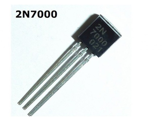 Tranzistor 2N7000 TO-92 Small Signal MOSFET 200 mAmps,