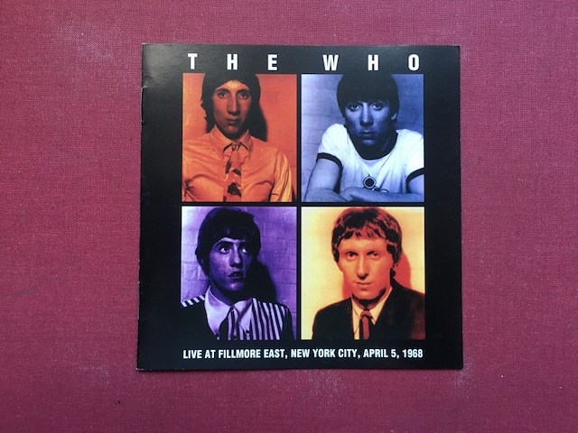 The Who - LiVE AT FiLLMORE EAST (bez CD-samo omot) 1968