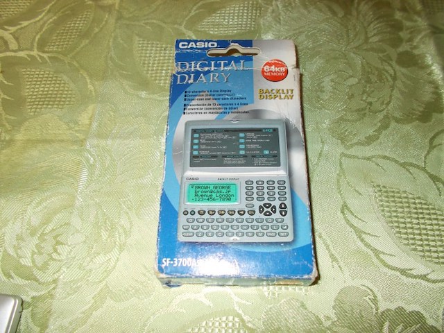 Casio Digital Diary SF-3700ASR-W