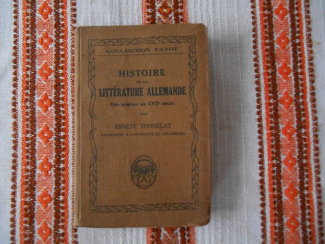 Histoire de la Litterature Allemande