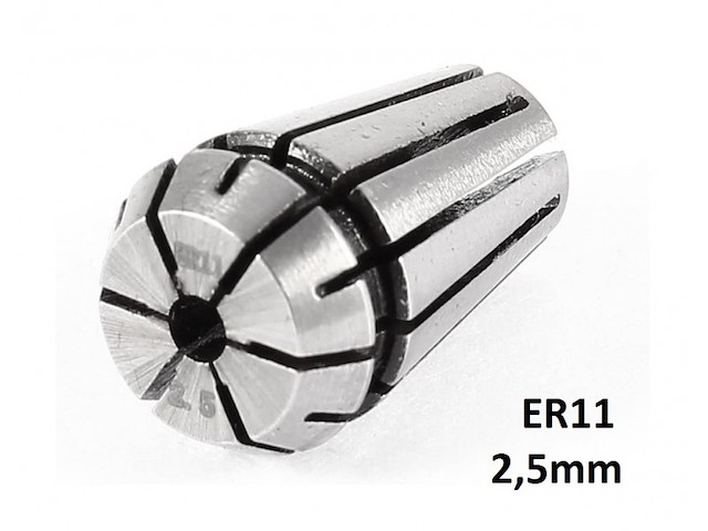 Stezna caura ER11 - 2,5 mm - Elasticna caura