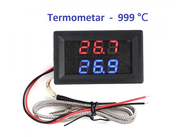 Digitalni termometar sa dve sonde -60-999°C