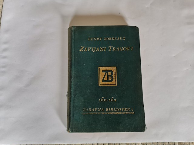 Henry Bordaux - Zavijani tragovi, 1920. godina