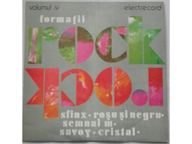 VARIOUS  -  VOLUMUL  IV - FORMATII  ROCK