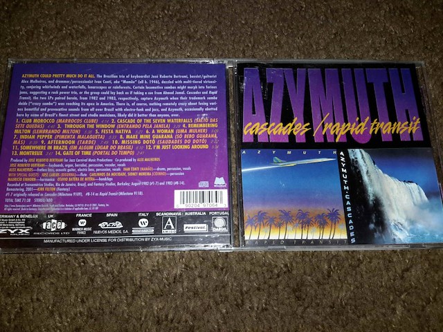 Azymuth  - Cascades / Rapid transit , ORIGINAL