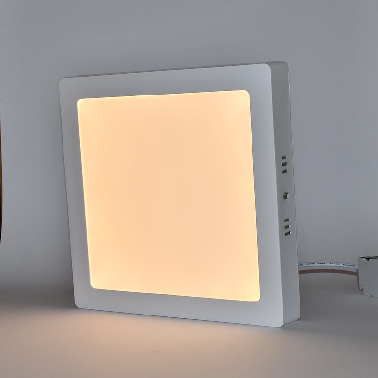 LED panel 18W nadgradni četvrtasti – Toplo bela