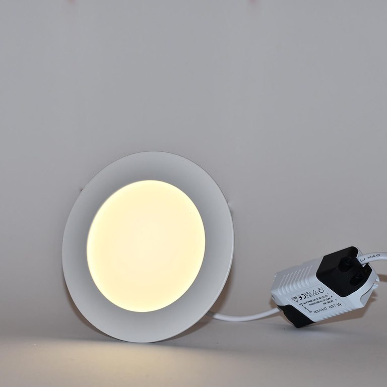 LED panel 6W ugradni okrugli – Dnevno bela