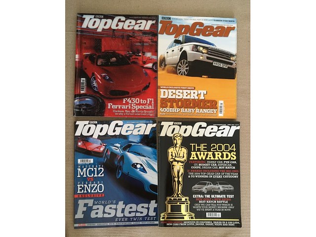 Top Gear časopisi 4 broja