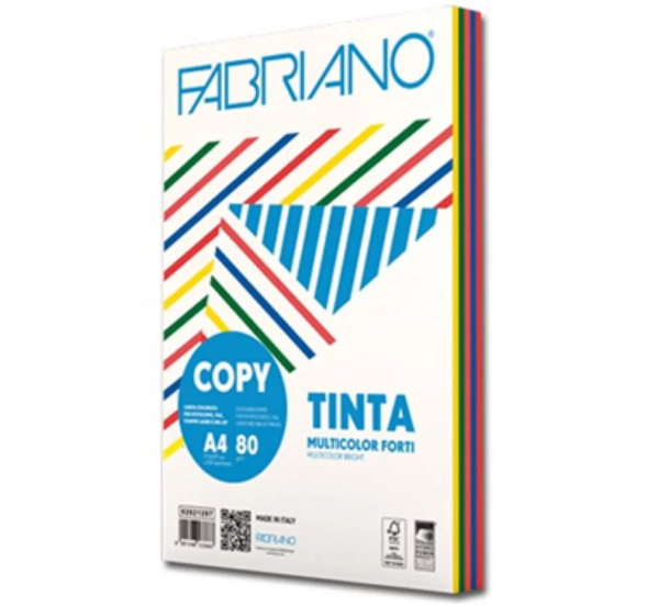 Fabriano papir A4 bright colours mix 62621297