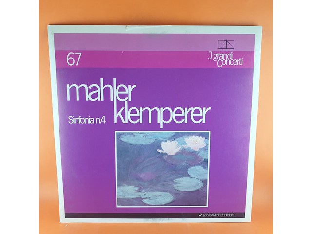Gustav Mahler‎–Sinfonia N.4 in Sol Maggiore.LP, Italy