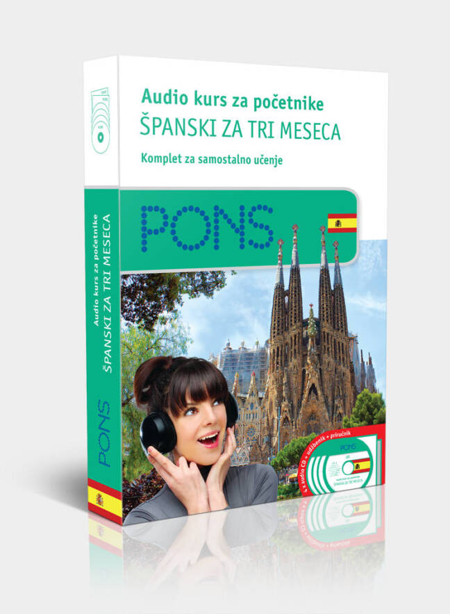 PONS Audio kurs/početni – Španski za tri meseca