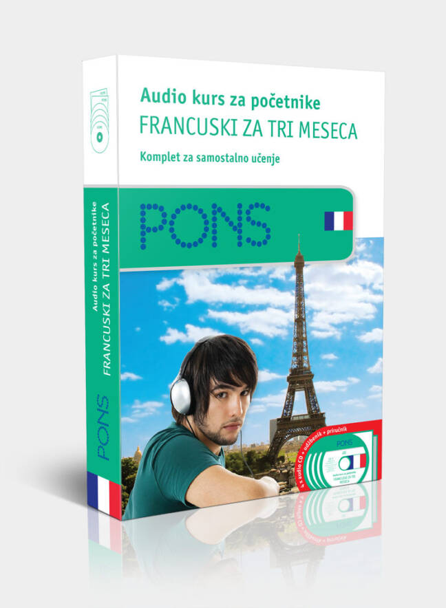 PONS Audio kurs/početni, francuski za tri meseca