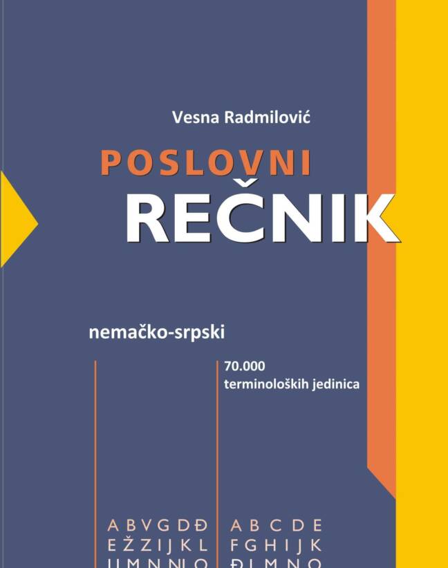 Poslovni rečnik, nemačko-srpski