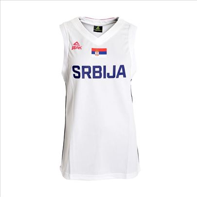 Košarkaški dres Srbija beli ženski PEAK